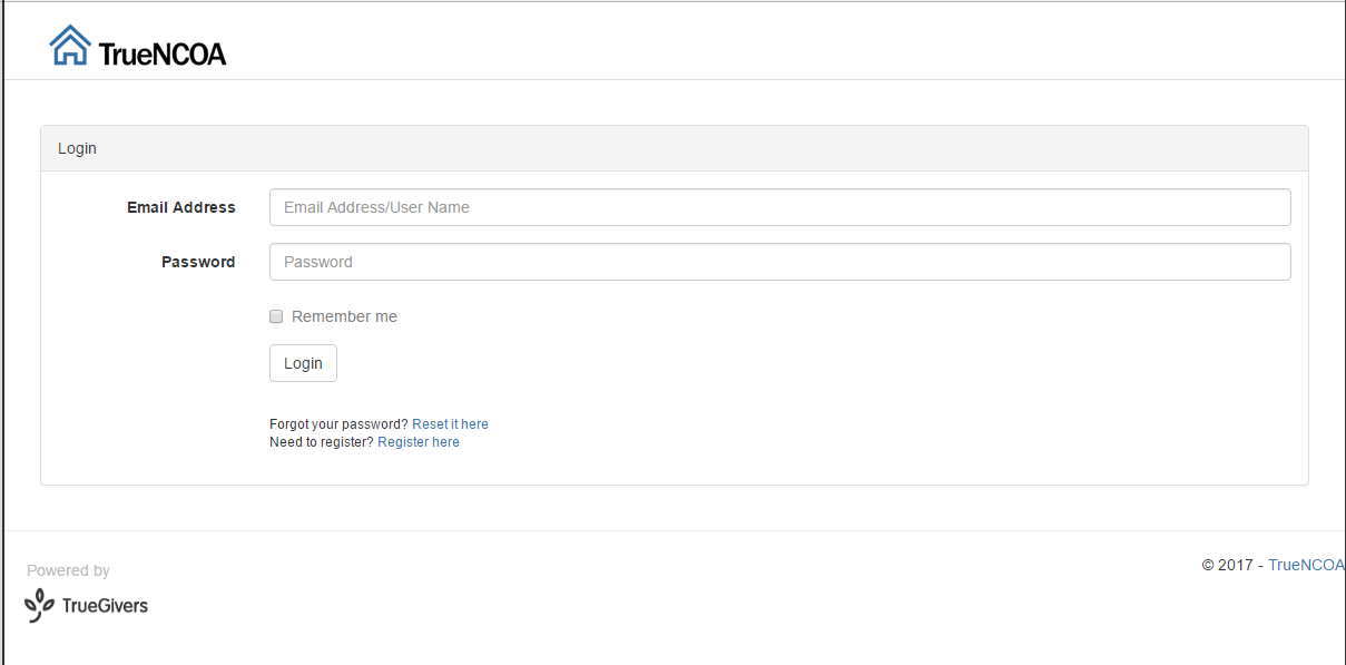 Getting Started - A how to guide for new TrueNCOA users