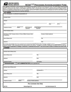 Processing Acknowledgment Form (PAF) Details - TrueNCOA