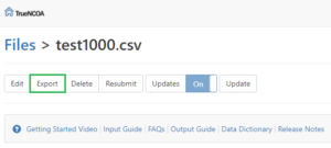Using Your NCOA Results - TrueNCOA